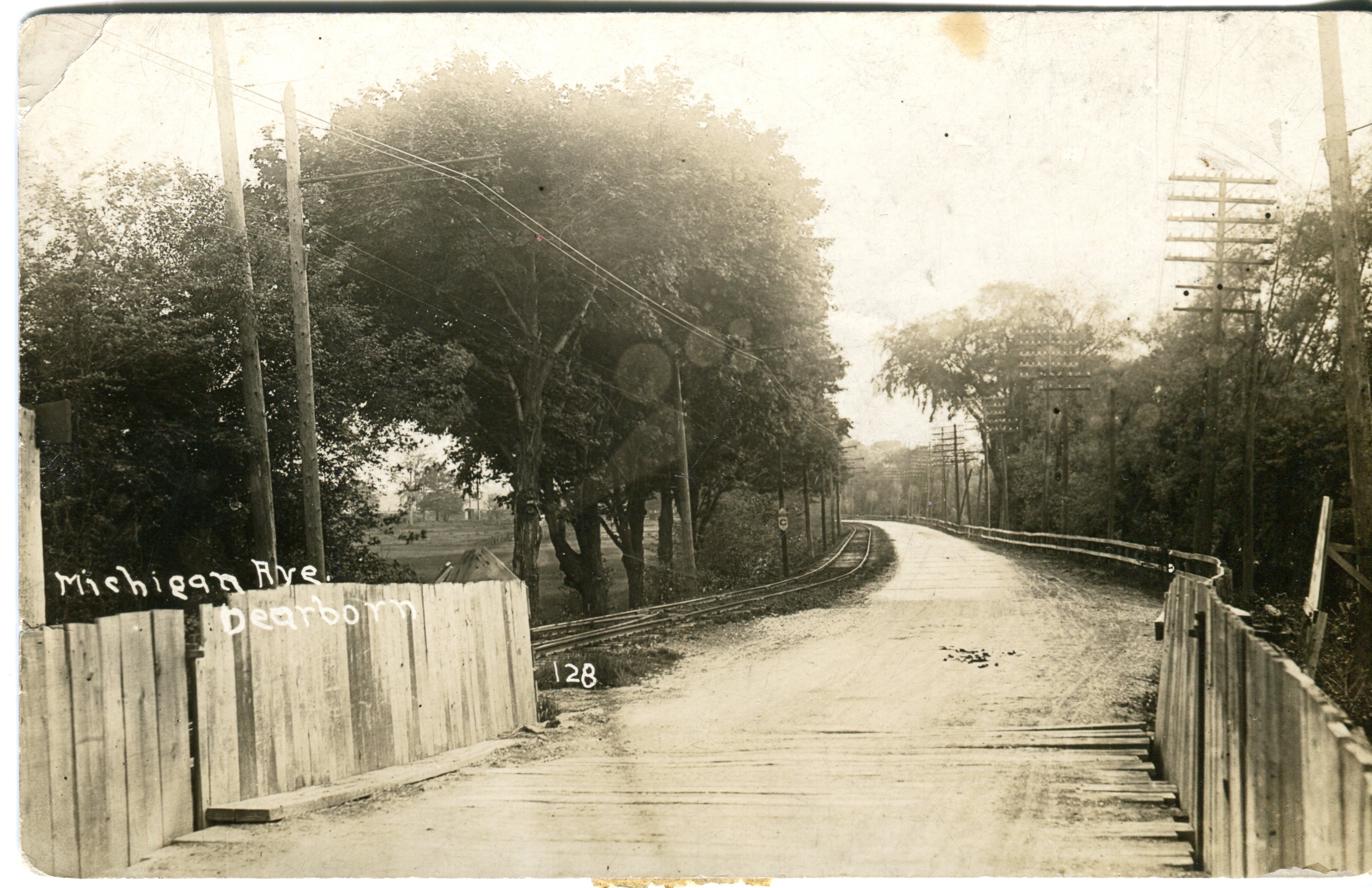 Michigan Avenue in West Dearborn Postcards – Dearborn Historical Museum